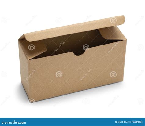 Box Small Open Stock Image Image Of Packaging Clean 96154973