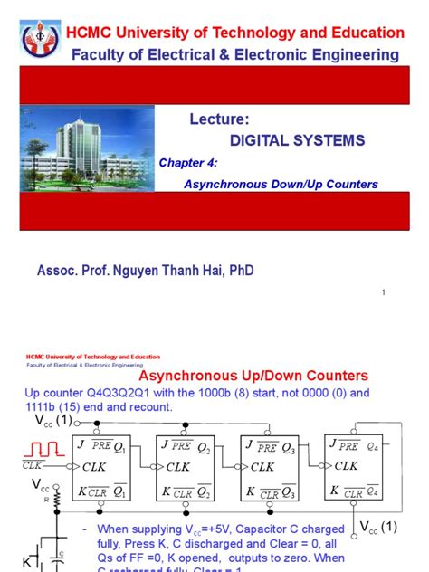 Chapter 4 Asynchronous Up Down Counters Pdf Electronic