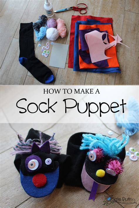 Tutorial How To Make Sock Puppets Cate Ruth