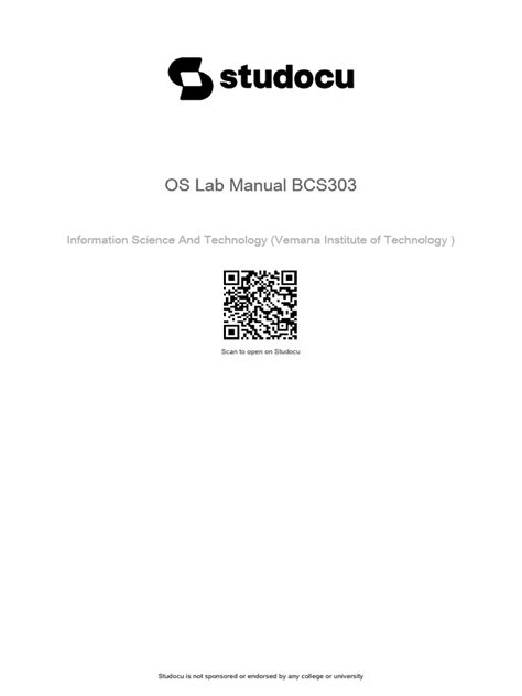 Os Lab Manual Bcs303 Pdf
