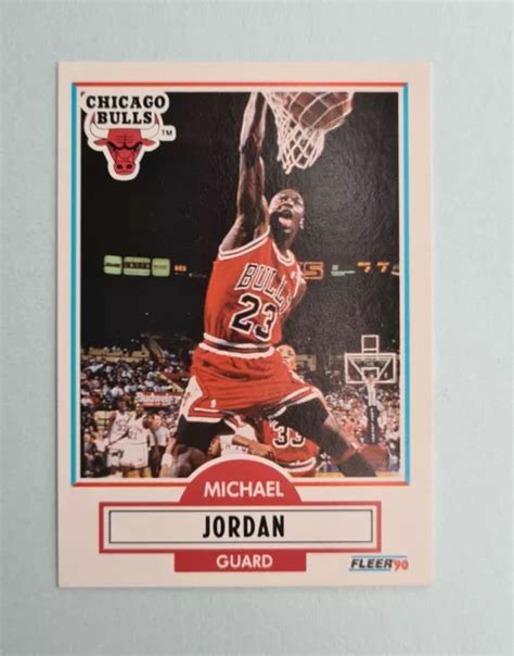 Michael Jordan 1990 Fleer Iconic Card Excellent Condition £35 38
