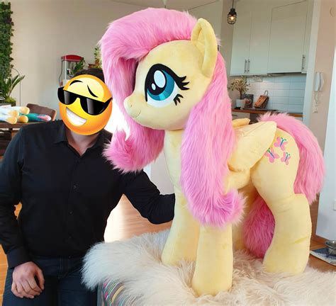 Big Fluttershy Plushie 95cm35inch Tall Shes Got The Floof By Epic