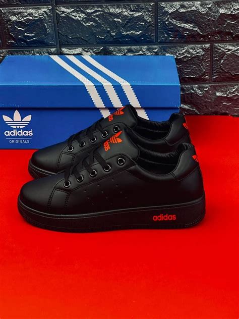 Мужские Кроссовки Adidas Черные Кожаные Кросовки Адидас: 1 299 грн ...