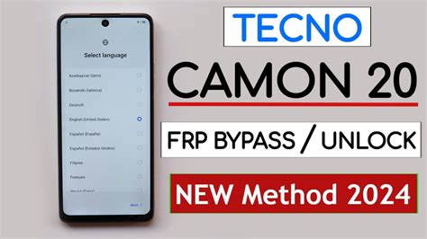 Tecno Camon 20 CK6 FRP Bypass Unlock Google Account Lock Android 13 Fix Apps Disable Fail