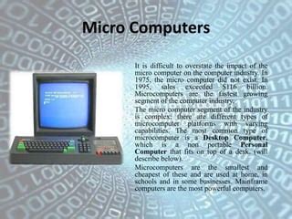 Types Of Computer PPTX