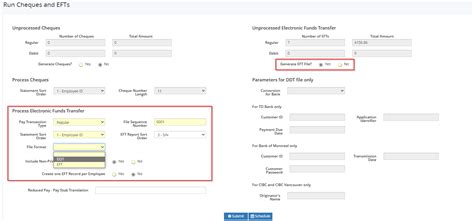 Generating Eft And Web Pay Statements Edsembli Support