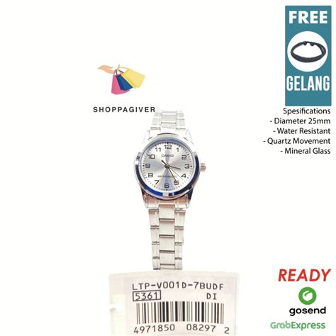 Jam Tangan Wanita Casio Ltp V001d 7b Ltp V001d 7budf Original Analog Lazada Indonesia