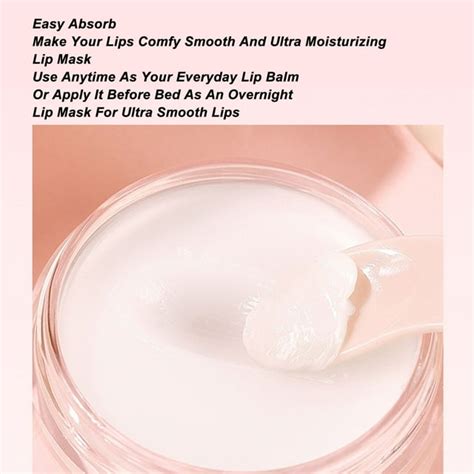 Hydrating Lip Mask 10g Moisturizing Smoothing Soften Brighten Color Lip
