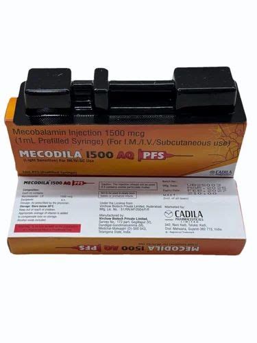 Methylcobalamin 1500 Mcg Aq Pfs Inj At ₹ 210 Piece Vitamin B12 Injection In Surat Id