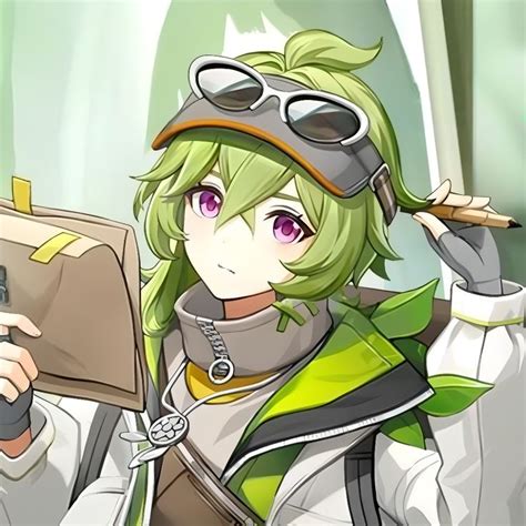 Collei Anime Profile Picture Green Characters