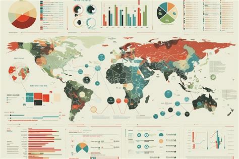 Premium Photo Generate Infographics Presenting Statistical Data