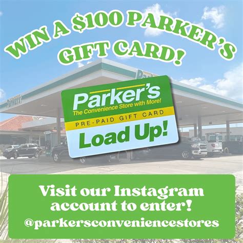 🎉 Giveaway Time 🎉 Enter Parkers Convenience Stores Facebook
