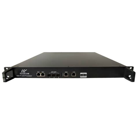 Ip Qam Processor 10g Multiplexer Scrambler And Modulator Baudcom