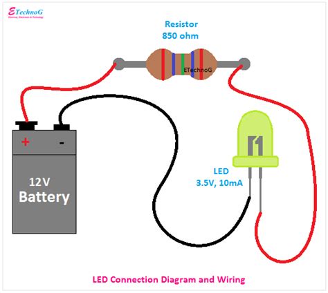 How To Make A Simple Led Circuit With Switch Wiring Diagram