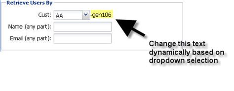 Extjs Is There A Better Way To Have Dynamic Text Appear Next To A Combobox Stack Overflow
