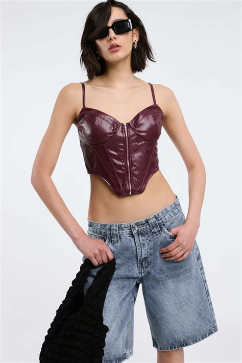 Bustier Tina Burdeos — Pimenton