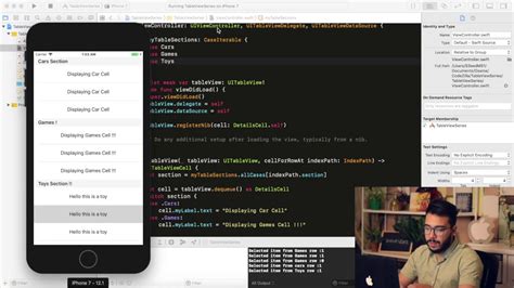 Uitableview Data Using Enums عربي Swift5 Xcode Youtube