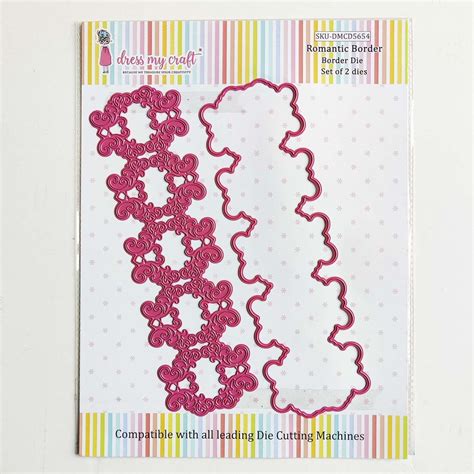 Cutting Die Border Romantic Dmcd5654 Craftlines Bv