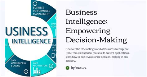 Business Intelligence Empowering Decision Making