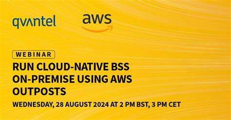Said Cherfi On Linkedin Aws Outposts And Qvantel Flex Bss Delivers Agile Cloud Native Bss And…
