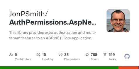 Setup Authentication · Jonpsmithauthpermissionsaspnetcore Wiki · Github