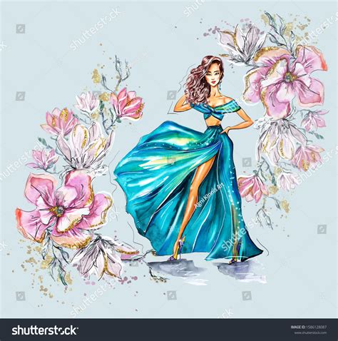 Fashion Illustration Watercolor