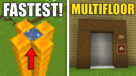 7 Easy Ways To Make An Elevator Minecraft Minecraft Videos