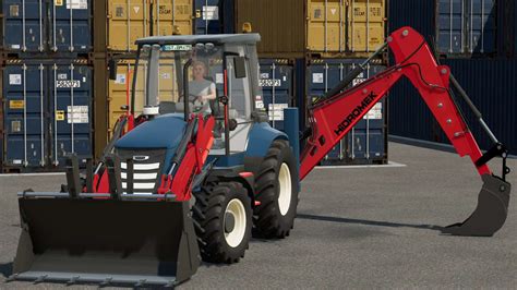 Hidromek Backhoe Loader V FS Mod Farming Simulator Mod
