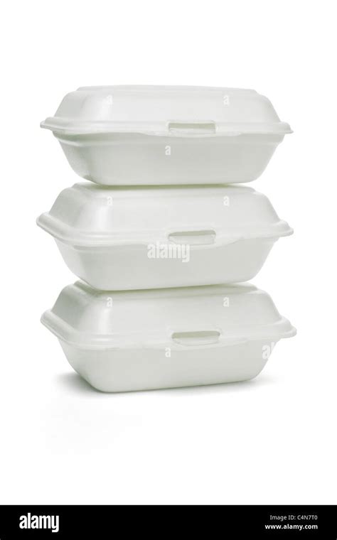 Styrofoam Take Out Boxes Styrofoam Container Royalty Free Images