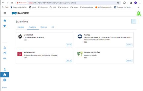 Rancher Deployment Neuvector Docs