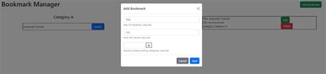 GitHub Radwanromy Bookmark Manager FE App
