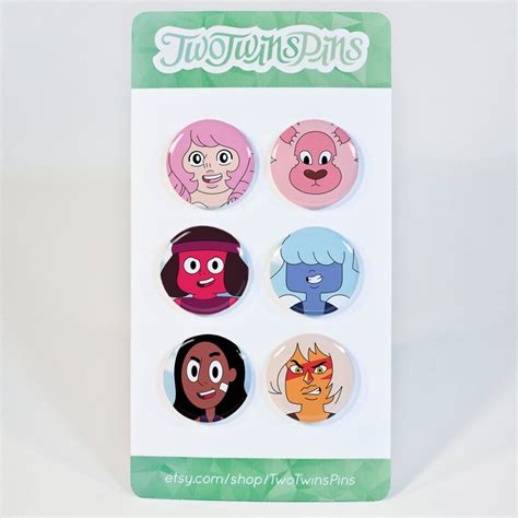 Steven Universe Pin Magnet Set Etsy