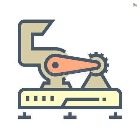 Duct Air Conditioner Linear Icon Stock Vector Illustration Of