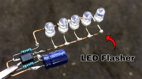 Optocoupler Led Flasher Youtube