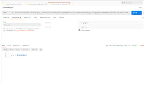 Invalid Client While Generate Accesstoken From Authcode · Issue 561 · Spring Projectsspring