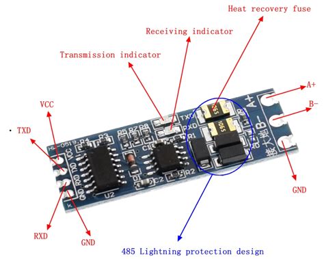 Rs485 Arduino схема