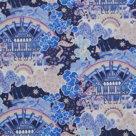 Liberty Fabrics Tudor Dream C Organic Tana Lawn Cotton The Little