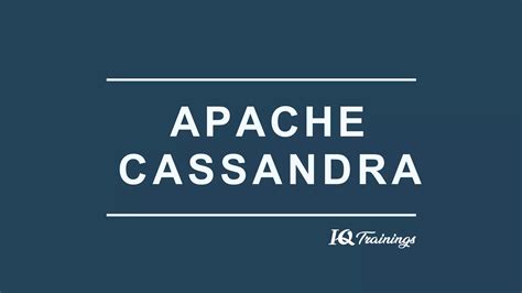 Cassandra Tutorial Data Types Why Cassandra For Big Data Ppt