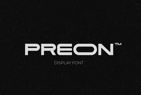Preon Font Dafont Free