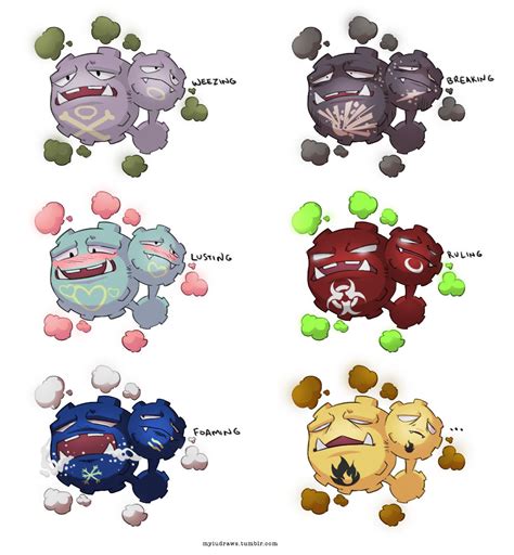 Weezing Variations Pokemon Variants Know Your Meme