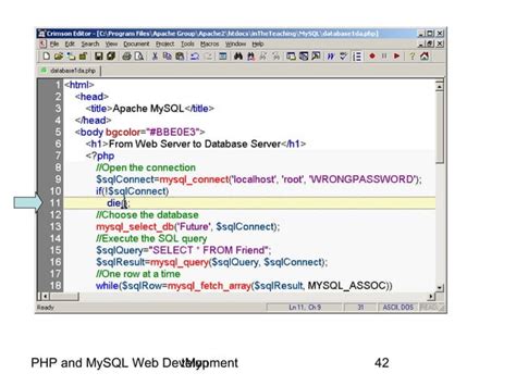 Php And MySQL Web Development PPT