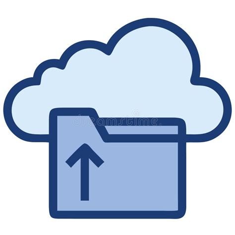 Cloud Upload File Storage Backup Stock Vector Illustration Of Synchronization White 358794737