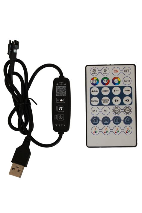 Ws2811 Ws2812b Usb Girişli Bluetooth Müzik Denetleyicisi Pixel Kontrol Devresi Müzik Modlu 5 24v