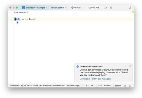 clojure how do i download clojuredocs for cursive manually in intellij stack overflow