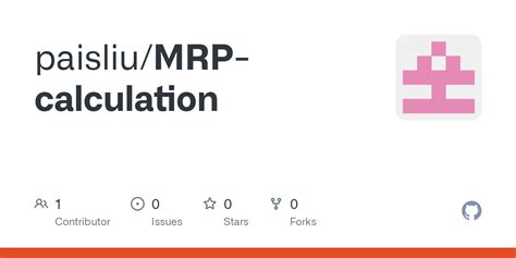 Github Paisliumrp Calculation