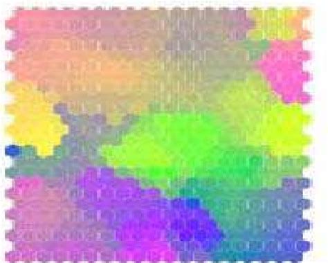 An Example Of A Trained Map Showing Groups Of Similar Data Items