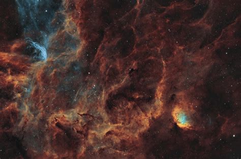 Sh2 101 The Tulip Nebula With Cygnus X 1 And Wr134 Sho W Rgb Stars R Astrophotography