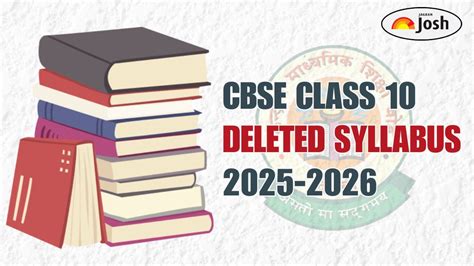 Cbse Class 10 Deleted Syllabus 2025 26 Subject Wise List Of Removed Topics