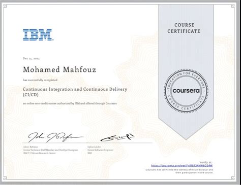 Mohamed Mahfouz On Linkedin Devops Cicd Ibm Coursera Professionaldevelopment 11 Comments