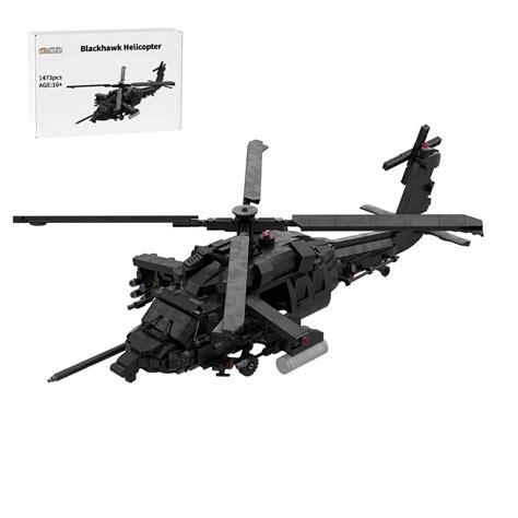 Blackhawk Helicopter Assembly Moc Model Building Blocks Set 1473pcs By Acebricks Letbricks